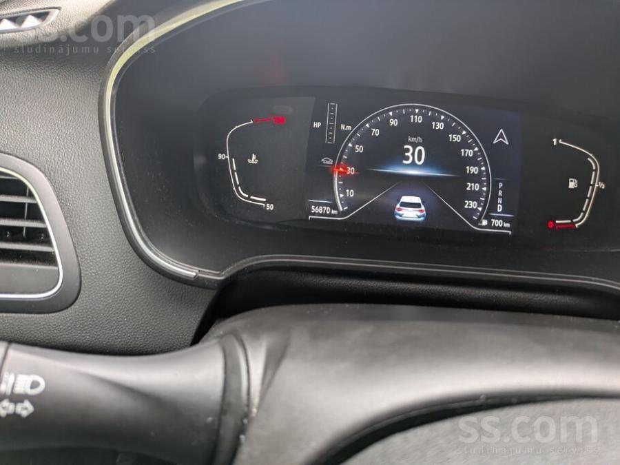 Grey Renault Megane 2023 in Jelgava, with an engine capacity of 1.50 L and mileage of 57 thousand km for 15000 €, photo 7 on AUTOMOTO.COM.LV