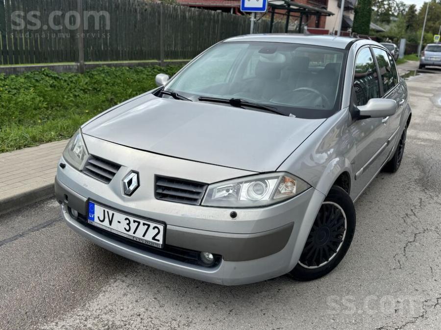 Pelēks Renault Megane 2004 Jelgava, ar dzinēja tilpumu 1.90 L un nobraukumu 272 tūkst. km par 980 €, foto 1 vietnē AUTOMOTO.COM.LV