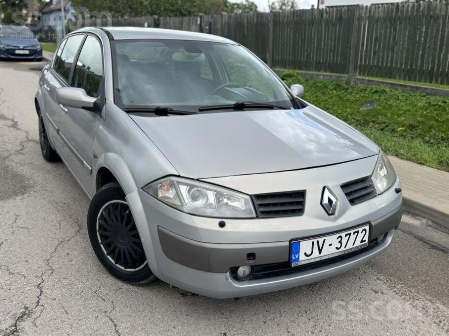 Pelēks Renault Megane 2004 Jelgava, ar dzinēja tilpumu 1.90 L un nobraukumu 272 tūkst. km par 980 €, foto 6 vietnē AUTOMOTO.COM.LV