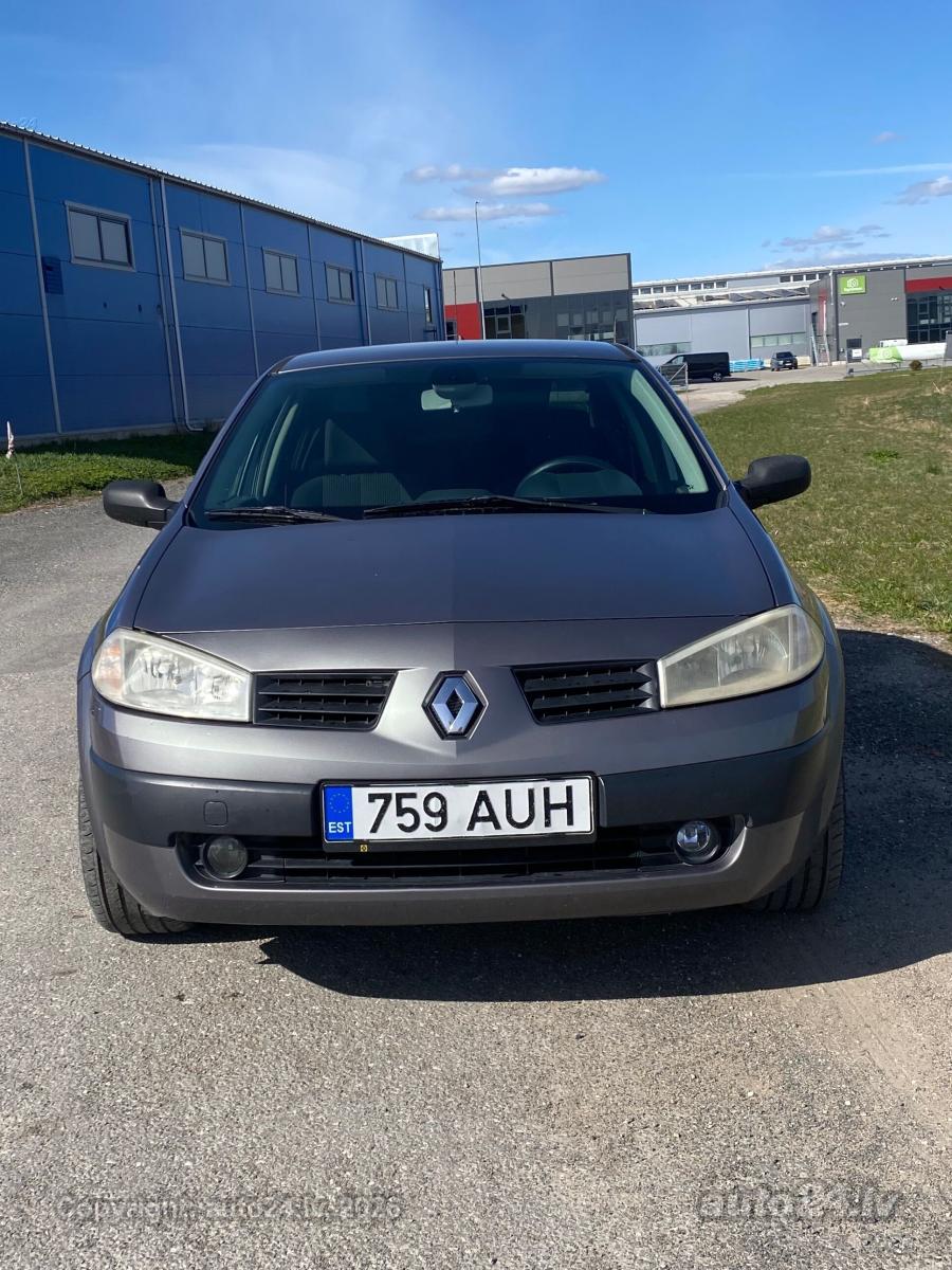 Pelēks Renault Megane 2005 Tartu, ar dzinēja tilpumu 1.60 L un nobraukumu 275 tūkst. km par 1490 €, foto 8 vietnē AUTOMOTO.COM.LV