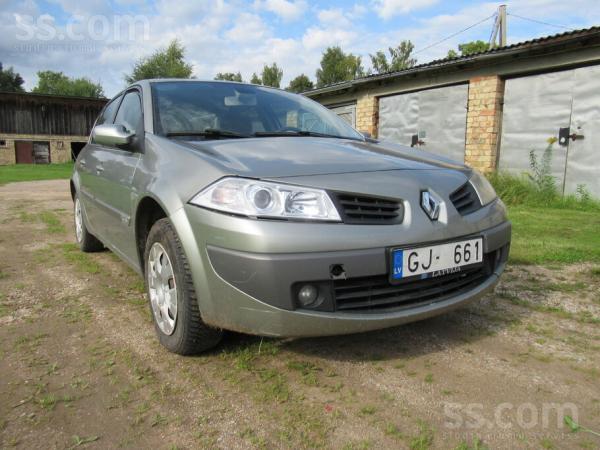 Renault Megane 2007 Jelgava vietnÄ PelÄks Renault Megane 2007 Jelgava, ar dzinÄja tilpumu 1.60 L un nobraukumu 175 tÅ«kst. km par 180 ā¬, foto 1 vietnÄ AUTOMOTO.COM.LV
