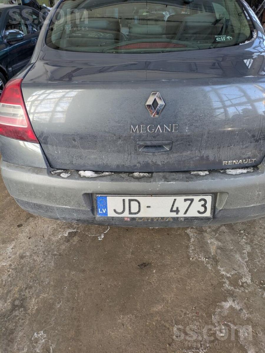 Pelēks Renault Megane 2010 Jelgava, ar dzinēja tilpumu 1.60 L un nobraukumu 250 tūkst. km par 1550 €, foto 1 vietnē AUTOMOTO.COM.LV