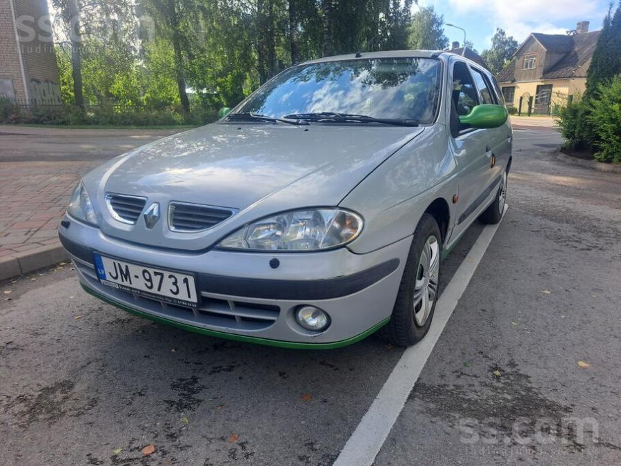 Рено Меган 2000 в Екабпилс, объемом двигателя 1.60 л и пробегом 235 тыс. км за 900 €, фото 1 на AUTOMOTO.COM.LV