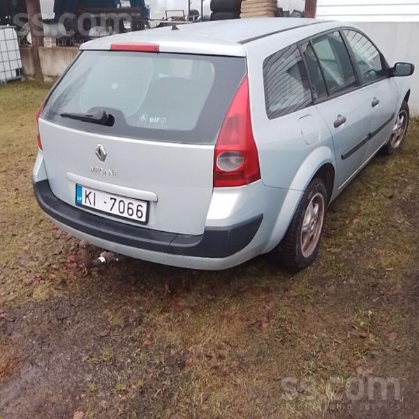 Pelēks Renault Megane 2004 Madona, ar dzinēja tilpumu 1.40 L un nobraukumu 325 tūkst. km par 600 €, foto 2 vietnē AUTOMOTO.COM.LV
