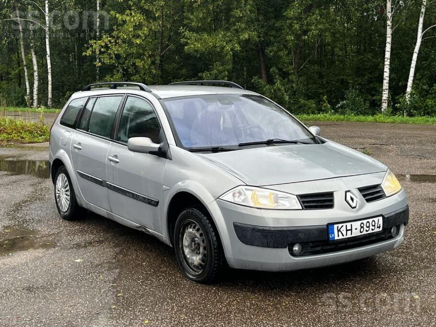 Pelēks Renault Megane 2004 Rīga, ar dzinēja tilpumu 1.90 L un nobraukumu 260 tūkst. km par 500 €, foto 3 vietnē AUTOMOTO.COM.LV