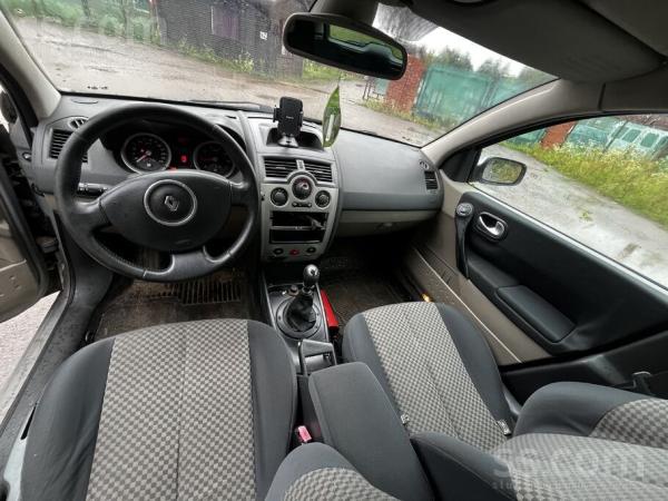 Grey Renault Megane 2004 in Riga, with an engine capacity of 1.90 L and mileage of 260 thousand km for 500 €, photo 6 on AUTOMOTO.COM.LV