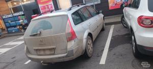Pelēks Renault Megane 2006 Kauņa, ar dzinēja tilpumu 1.50 L un nobraukumu 5000 tūkst. km par 250 €, foto  vietnē AUTOMOTO.COM.LV