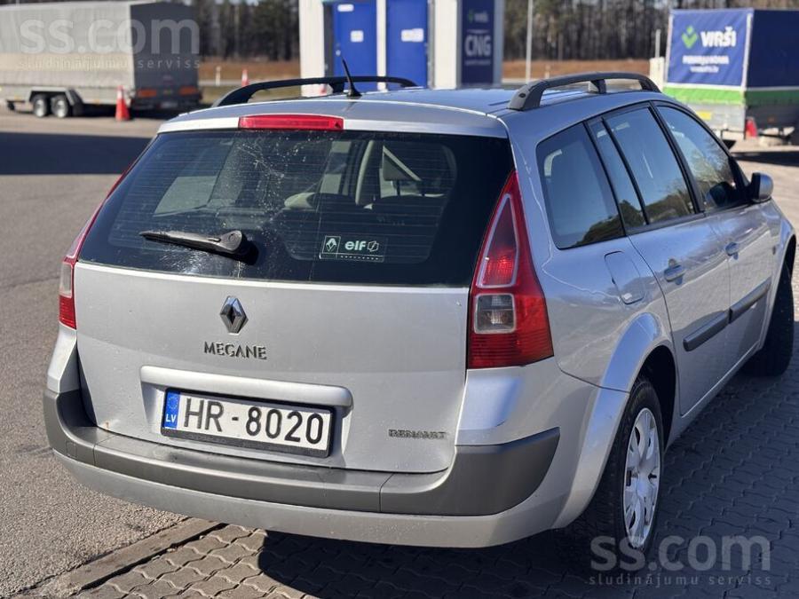 Pelēks Renault Megane 2006 Rīga, ar dzinēja tilpumu 1.50 L un nobraukumu 290 tūkst. km par 1199 €, foto 6 vietnē AUTOMOTO.COM.LV