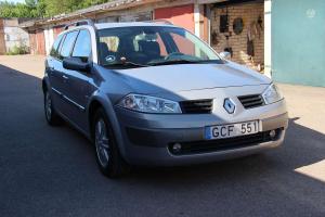 Pelēks Renault Megane 2006 Kauņa, ar dzinēja tilpumu 2.00 L un nobraukumu 260 tūkst. km par 1300 €, foto  vietnē AUTOMOTO.COM.LV