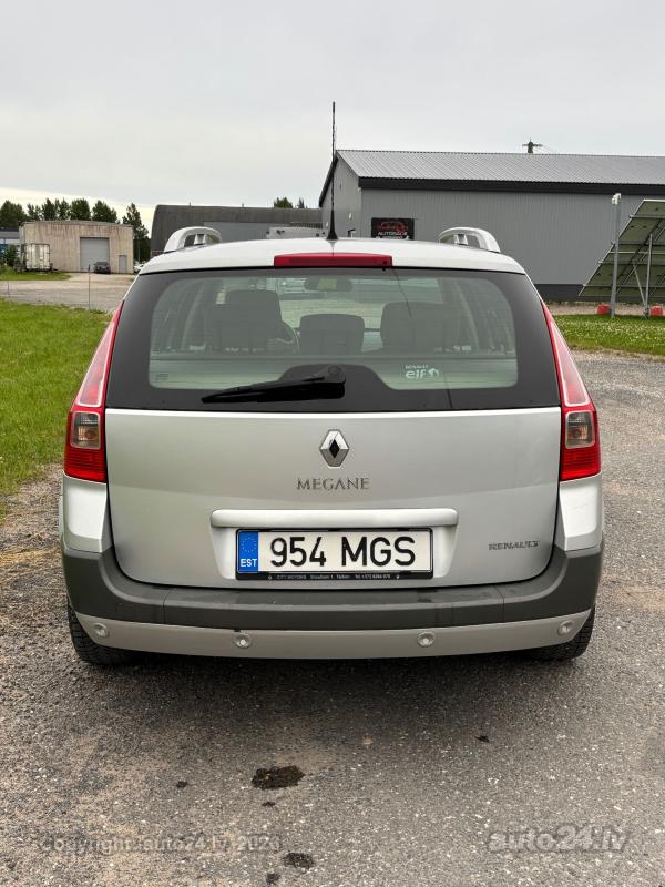 Grey Renault Megane 2007 in Tartu, with an engine capacity of 1.60 L and mileage of 235 thousand km for 2190 €, photo 8 on AUTOMOTO.COM.LV