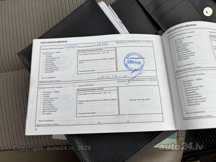 Серый Рено Меган 2007 в Тарту, объемом двигателя 1.60 л и пробегом 235 тыс. км за 2190 €, фото 18 на AUTOMOTO.COM.LV