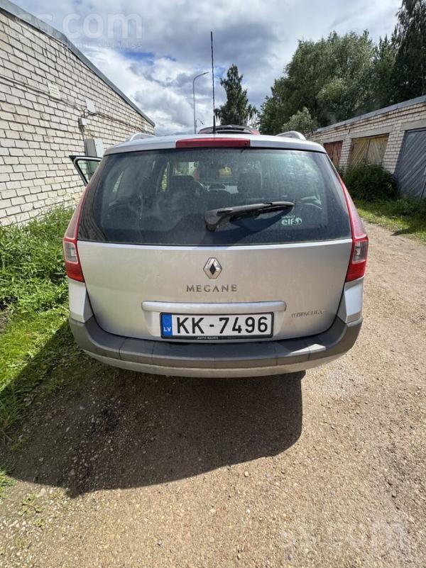 Grey Renault Megane 2007 in Riga, with an engine capacity of 1.90 L and mileage of 240 thousand km for 800 €, photo 2 on AUTOMOTO.COM.LV