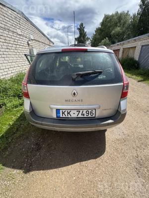 Pelēks Renault Megane 2007 Rīga, ar dzinēja tilpumu 1.90 L un nobraukumu 240 tūkst. km par 800 €, foto 3 vietnē AUTOMOTO.COM.LV
