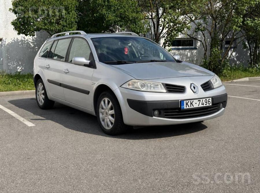Grey Renault Megane 2007 in Riga, with an engine capacity of 1.90 L and mileage of 230 thousand km for 1290 €, photo 5 on AUTOMOTO.COM.LV