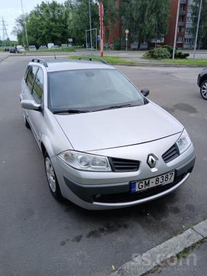 Pelēks Renault Megane 2007 Rīga, ar dzinēja tilpumu 1.60 L un nobraukumu 231 tūkst. km par 950 €, foto  vietnē AUTOMOTO.COM.LV