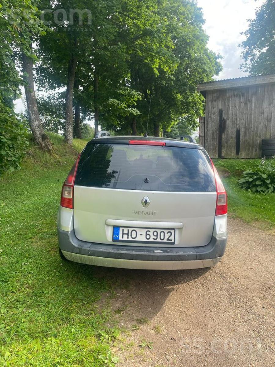 Pelēks Renault Megane 2008 Tukums, ar dzinēja tilpumu 1.90 L un nobraukumu 425 tūkst. km par 850 €, foto 5 vietnē AUTOMOTO.COM.LV
