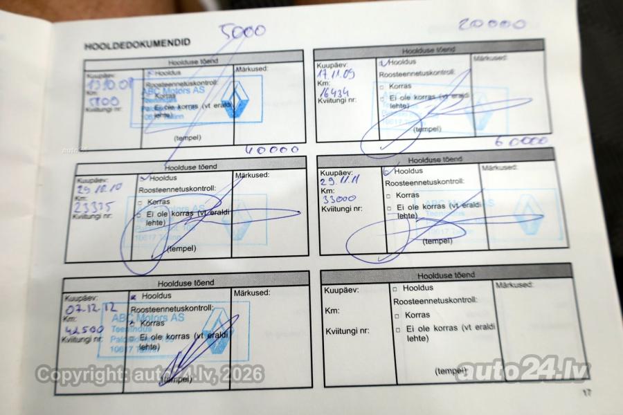 Pelēks Renault Megane 2008 Tallina, ar dzinēja tilpumu 1.40 L un nobraukumu 104 tūkst. km par 1599 €, foto 9 vietnē AUTOMOTO.COM.LV