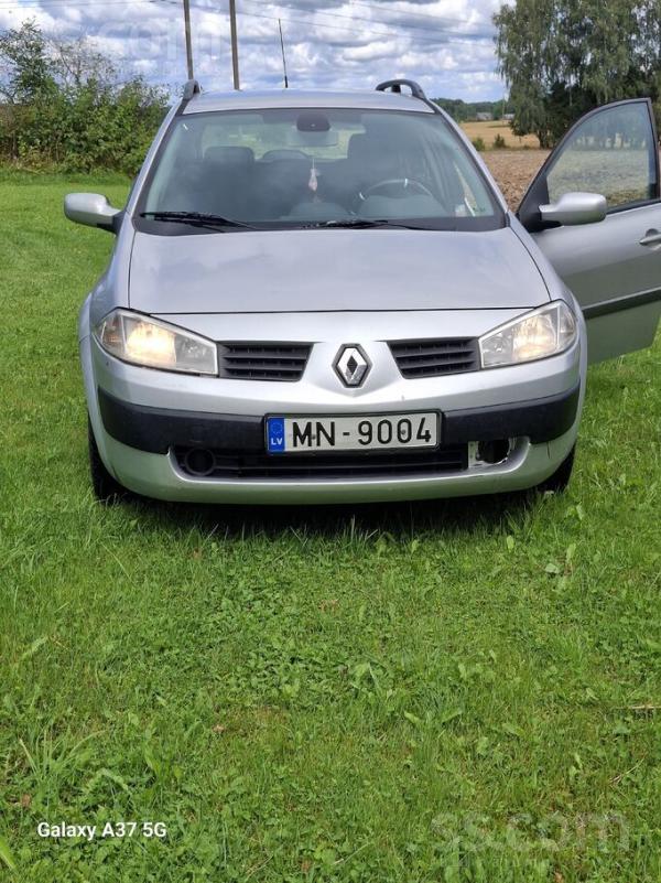 Grey Renault Megane 2009 in Kuldiga, with an engine capacity of 1.50 L and mileage of 444 thousand km for 700 €, photo 2 on AUTOMOTO.COM.LV