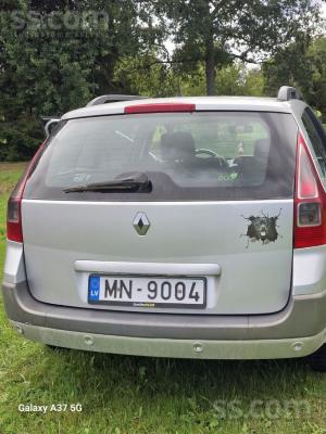 Grey Renault Megane 2009 in Kuldiga, with an engine capacity of 1.50 L and mileage of 444 thousand km for 700 €, photo 8 on AUTOMOTO.COM.LV