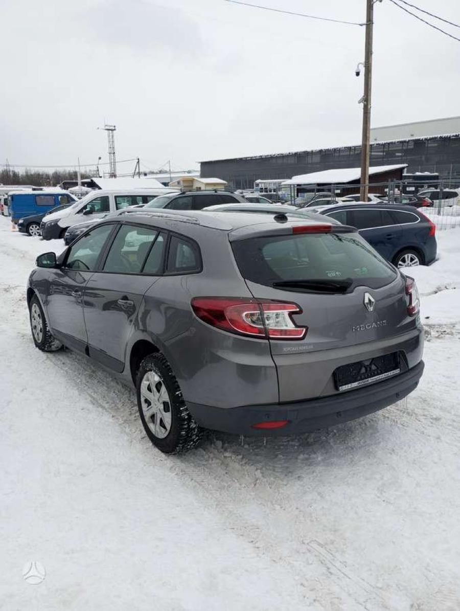 Grey Renault Megane 2012 in Kaunas, with an engine capacity of 1.46 L and mileage of 260 thousand km for 3100 €, photo 10 on AUTOMOTO.COM.LV
