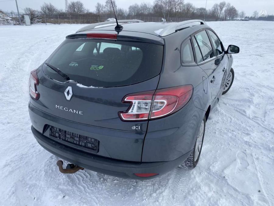 Pelēks Renault Megane 2013 Marijampole, ar dzinēja tilpumu 1.46 L un nobraukumu 275 tūkst. km par 3800 €, foto 8 vietnē AUTOMOTO.COM.LV