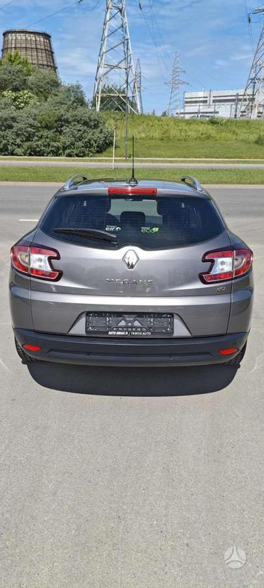 Pelēks Renault Megane 2013 Kauņa, ar dzinēja tilpumu 1.46 L un nobraukumu 243 tūkst. km par 4299 €, foto 5 vietnē AUTOMOTO.COM.LV