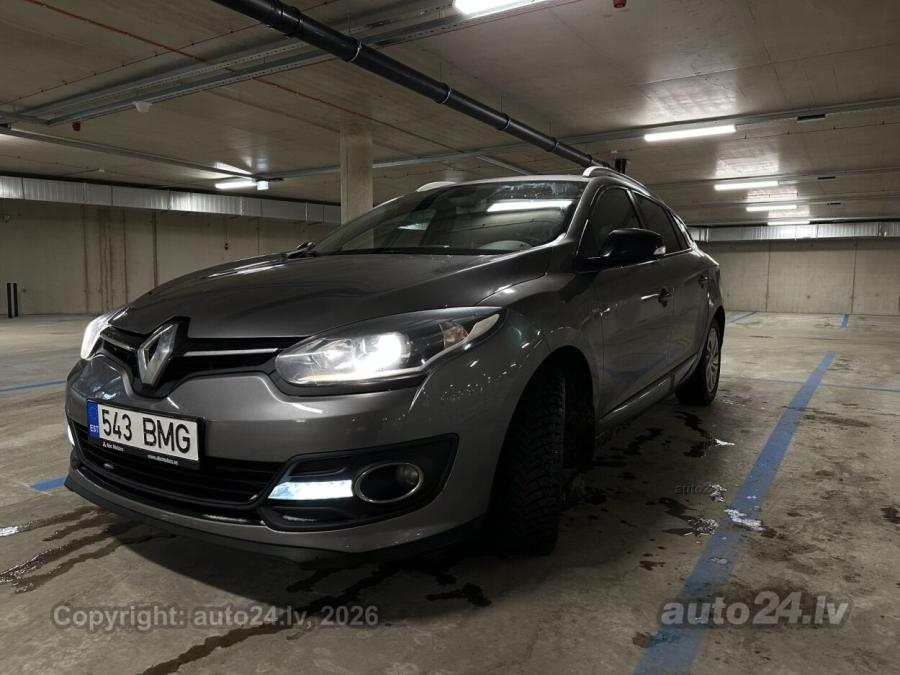 Pelēks Renault Megane 2014 Tallina, ar dzinēja tilpumu 1.20 L un nobraukumu 218 tūkst. km par 4850 €, foto 1 vietnē AUTOMOTO.COM.LV