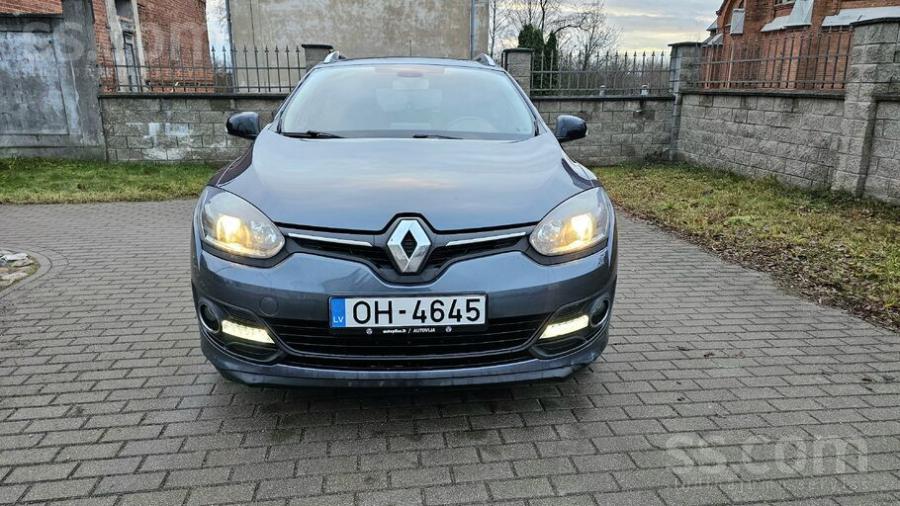 Pelēks Renault Megane 2015 Daugavpils, ar dzinēja tilpumu 1.20 L un nobraukumu 260 tūkst. km par 4400 €, foto 2 vietnē AUTOMOTO.COM.LV