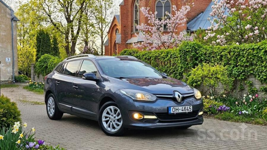 Grey Renault Megane 2015 in Daugavpils, with an engine capacity of 1.20 L and mileage of 260 thousand km for 3775 €, photo 1 on AUTOMOTO.COM.LV