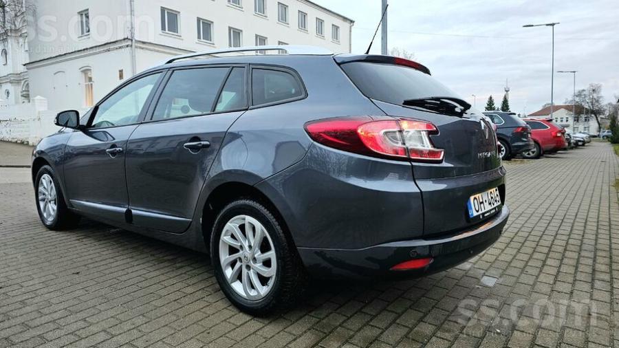 Grey Renault Megane 2015 in Daugavpils, with an engine capacity of 1.20 L and mileage of 260 thousand km for 3775 €, photo 8 on AUTOMOTO.COM.LV