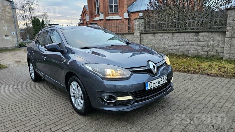 Grey Renault Megane 2015 in Daugavpils, with an engine capacity of 1.20 L and mileage of 260 thousand km for 3775 €, photo 11 on AUTOMOTO.COM.LV
