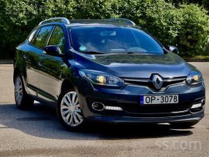 Grey Renault Megane 2015 in Riga, with an engine capacity of 1.20 L and mileage of 189 thousand km for 4370 €, photo  on AUTOMOTO.COM.LV