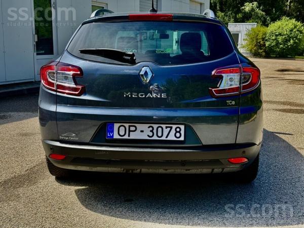 Grey Renault Megane 2015 in Riga, with an engine capacity of 1.20 L and mileage of 189 thousand km for 4370 €, photo 7 on AUTOMOTO.COM.LV