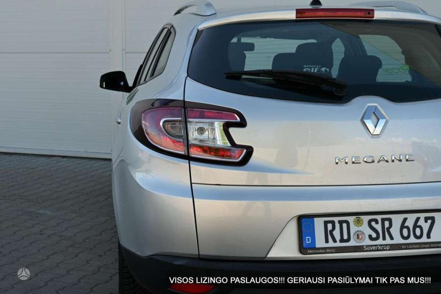 Grey Renault Megane 2015 in Kretinga, with an engine capacity of 1.46 L and mileage of 192 thousand km for 4999 €, photo 11 on AUTOMOTO.COM.LV