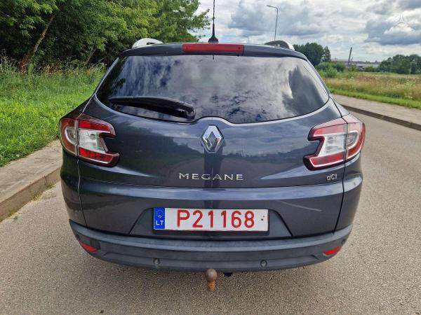 Grey Renault Megane 2015 in Vilnius, with an engine capacity of 1.46 L and mileage of 267 thousand km for 4500 €, photo 8 on AUTOMOTO.COM.LV