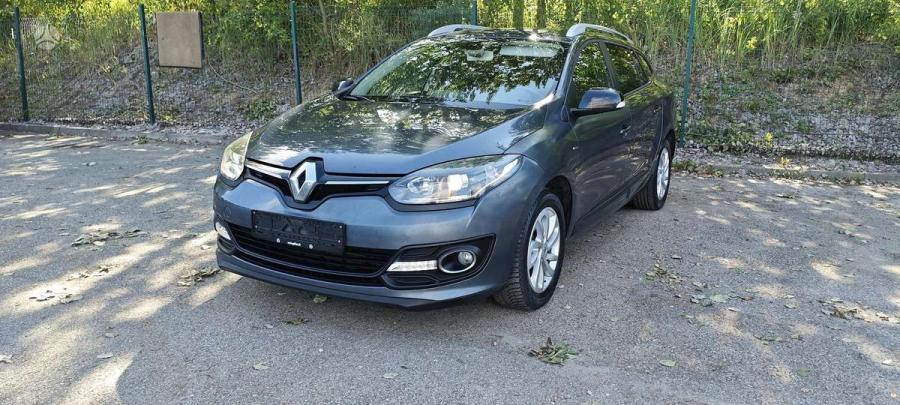 Pelēks Renault Megane 2015 Kauņa, ar dzinēja tilpumu 1.46 L un nobraukumu 230 tūkst. km par 3850 €, foto 1 vietnē AUTOMOTO.COM.LV