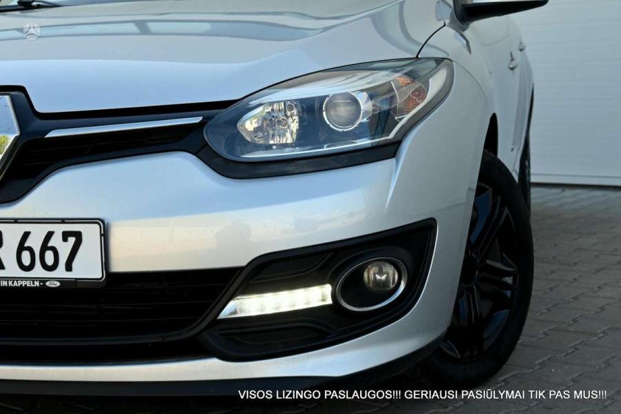 Grey Renault Megane 2015 in Kretinga, with an engine capacity of 1.46 L and mileage of 192 thousand km for 4550 €, photo 6 on AUTOMOTO.COM.LV