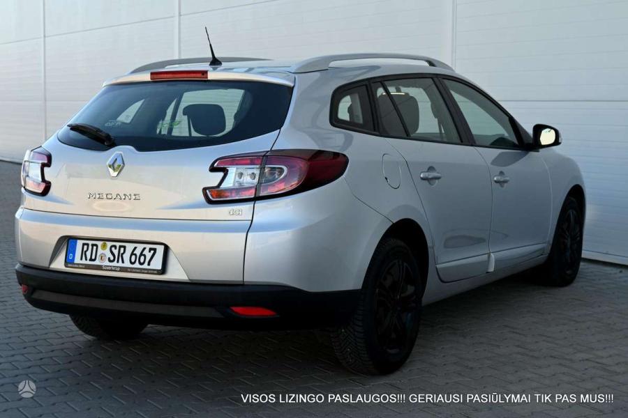 Grey Renault Megane 2015 in Kretinga, with an engine capacity of 1.46 L and mileage of 192 thousand km for 4550 €, photo 8 on AUTOMOTO.COM.LV