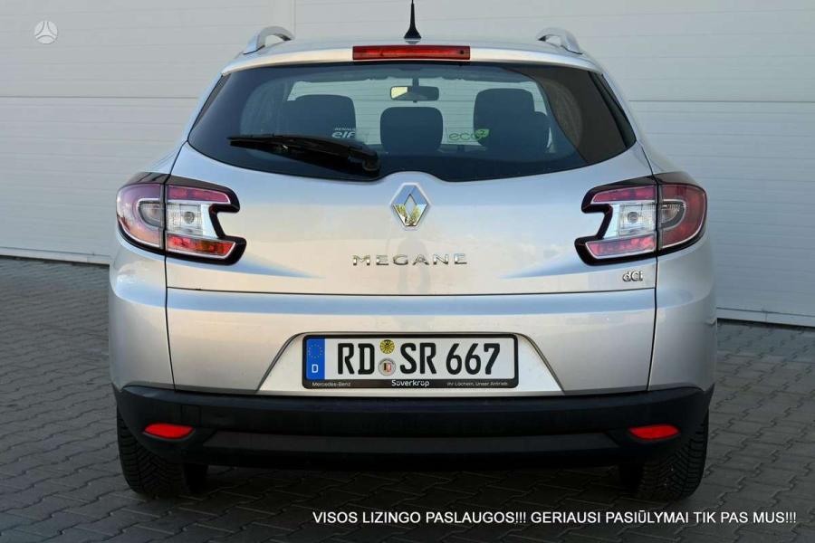 Grey Renault Megane 2015 in Kretinga, with an engine capacity of 1.46 L and mileage of 192 thousand km for 4550 €, photo 9 on AUTOMOTO.COM.LV