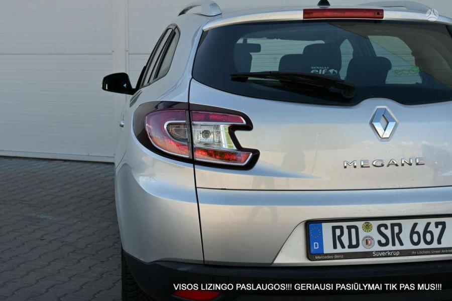 Grey Renault Megane 2015 in Kretinga, with an engine capacity of 1.46 L and mileage of 192 thousand km for 4550 €, photo 11 on AUTOMOTO.COM.LV