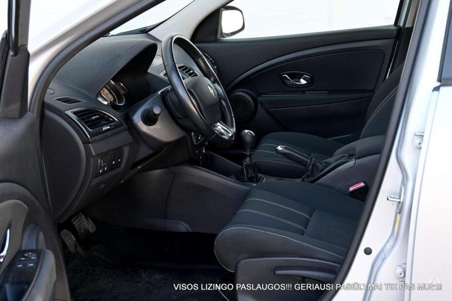 Grey Renault Megane 2015 in Kretinga, with an engine capacity of 1.46 L and mileage of 192 thousand km for 4550 €, photo 15 on AUTOMOTO.COM.LV