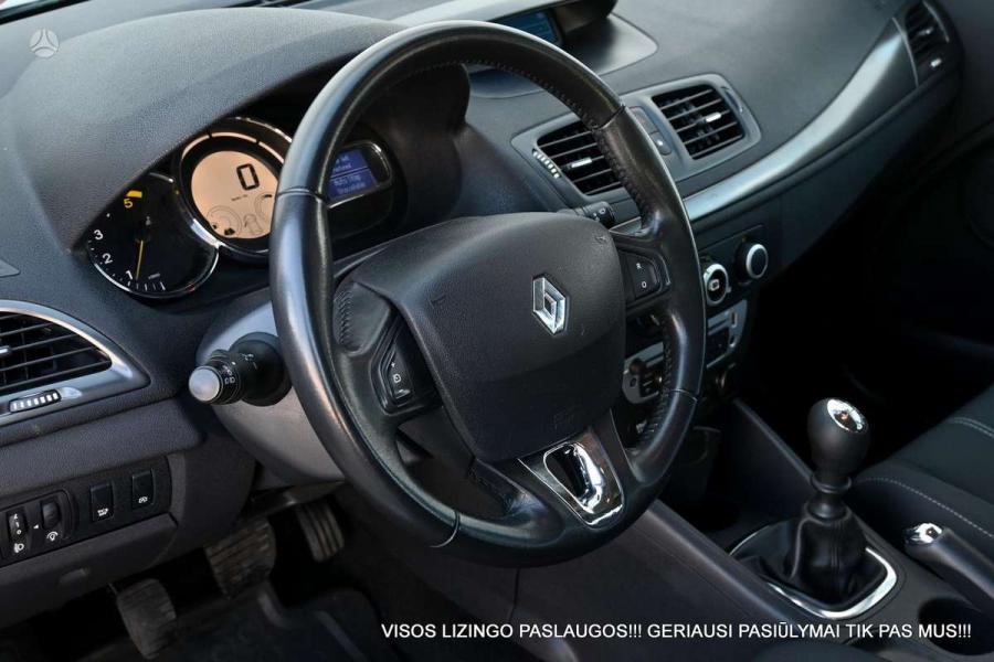 Grey Renault Megane 2015 in Kretinga, with an engine capacity of 1.46 L and mileage of 192 thousand km for 4550 €, photo 19 on AUTOMOTO.COM.LV