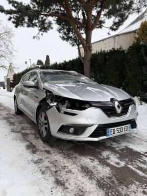 Grey Renault Megane 2017 in Kaunas, with an engine capacity of 1.46 L and mileage of 155 thousand km for 3450 €, photo 7 on AUTOMOTO.COM.LV