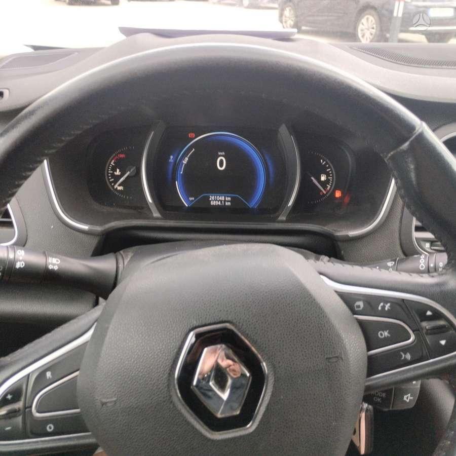 Grey Renault Megane 2017 in Taurage, with an engine capacity of 1.46 L and mileage of 260 thousand km for 6200 €, photo 13 on AUTOMOTO.COM.LV