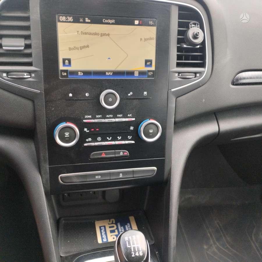 Grey Renault Megane 2017 in Taurage, with an engine capacity of 1.46 L and mileage of 260 thousand km for 6200 €, photo 15 on AUTOMOTO.COM.LV