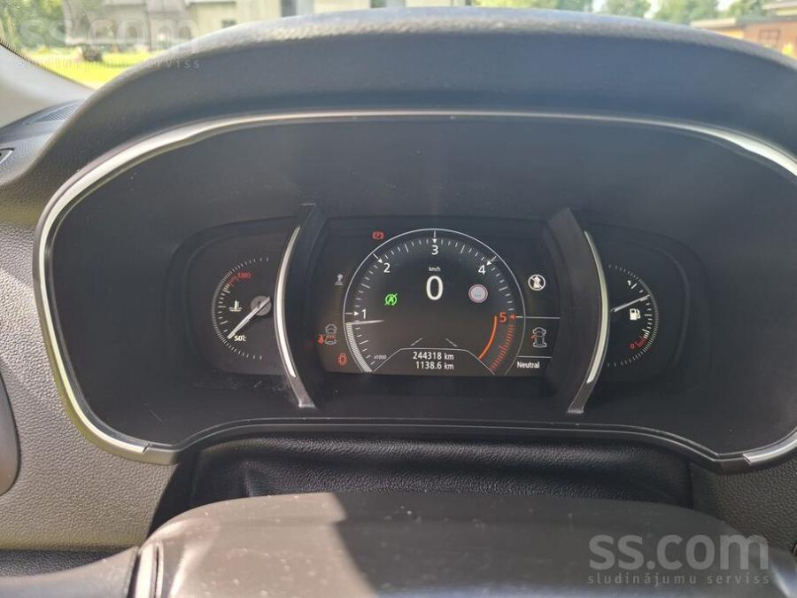 Pelēks Renault Megane 2017 Jelgava, ar dzinēja tilpumu 1.60 L un nobraukumu 244 tūkst. km par 9200 €, foto 11 vietnē AUTOMOTO.COM.LV