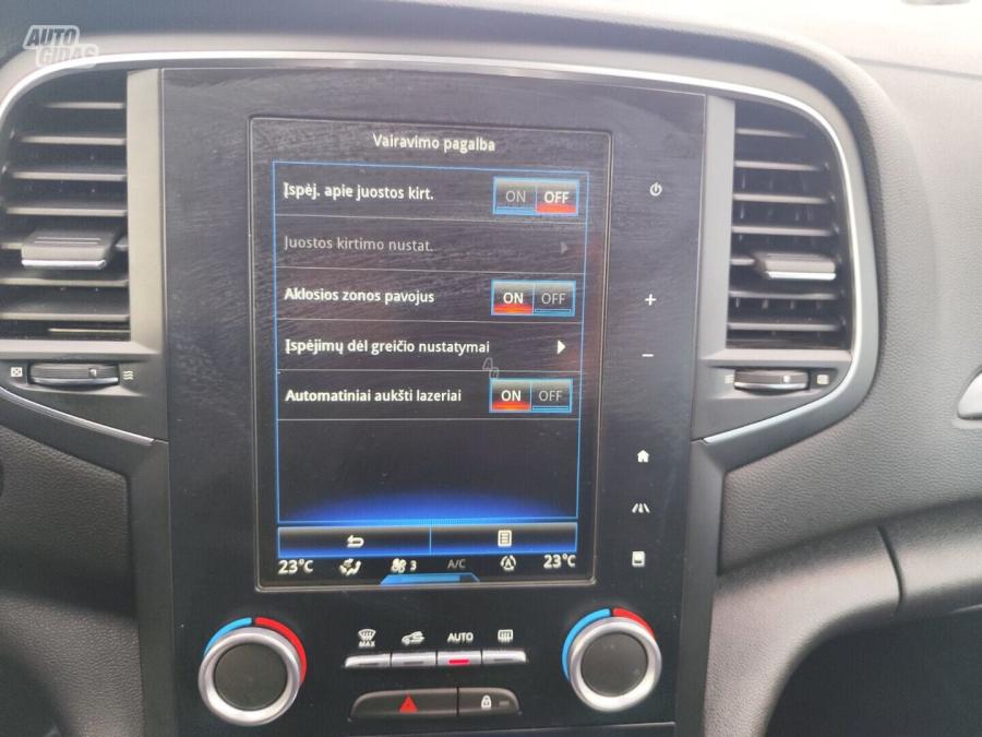 Grey Renault Megane 2018 in Siauliai, with an engine capacity of 1.50 L and mileage of 269 thousand km for 9000 €, photo 17 on AUTOMOTO.COM.LV
