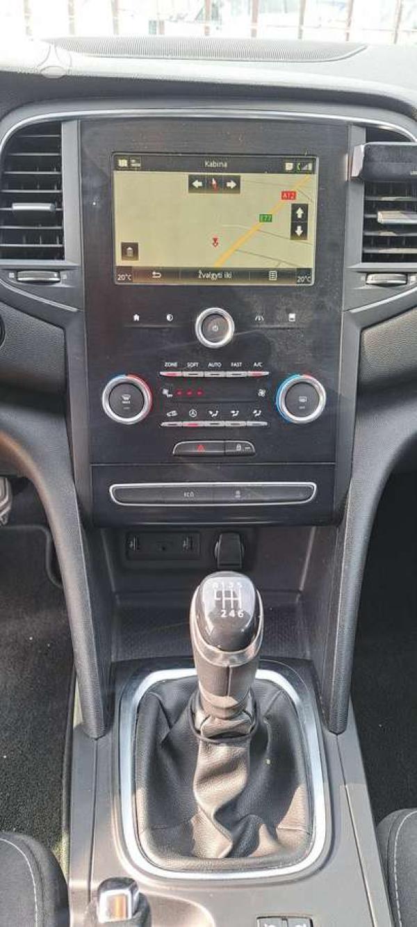 Grey Renault Megane 2018 in Taurage, with an engine capacity of 1.46 L and mileage of 241 thousand km for 6500 €, photo 10 on AUTOMOTO.COM.LV