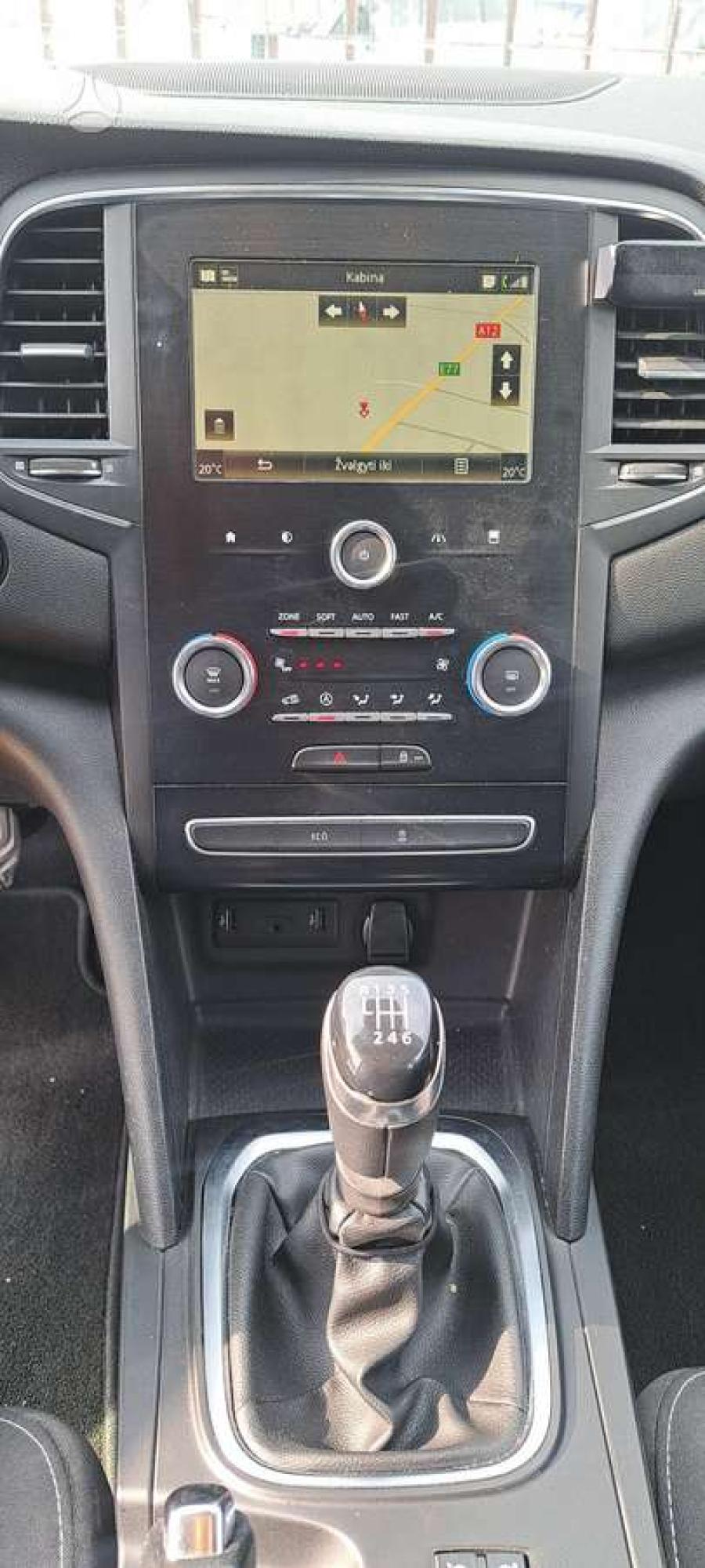 Pelēks Renault Megane 2018 Tauragė, ar dzinēja tilpumu 1.46 L un nobraukumu 241 tūkst. km par 6500 €, foto 11 vietnē AUTOMOTO.COM.LV