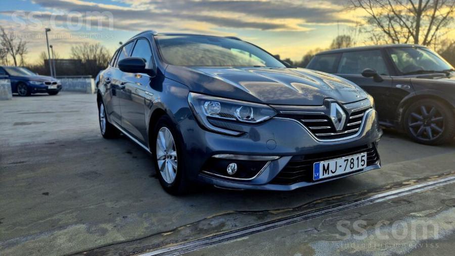Grey Renault Megane 2020 in Riga, with an engine capacity of 1.50 L and mileage of 78 thousand km for 13900 €, photo 1 on AUTOMOTO.COM.LV